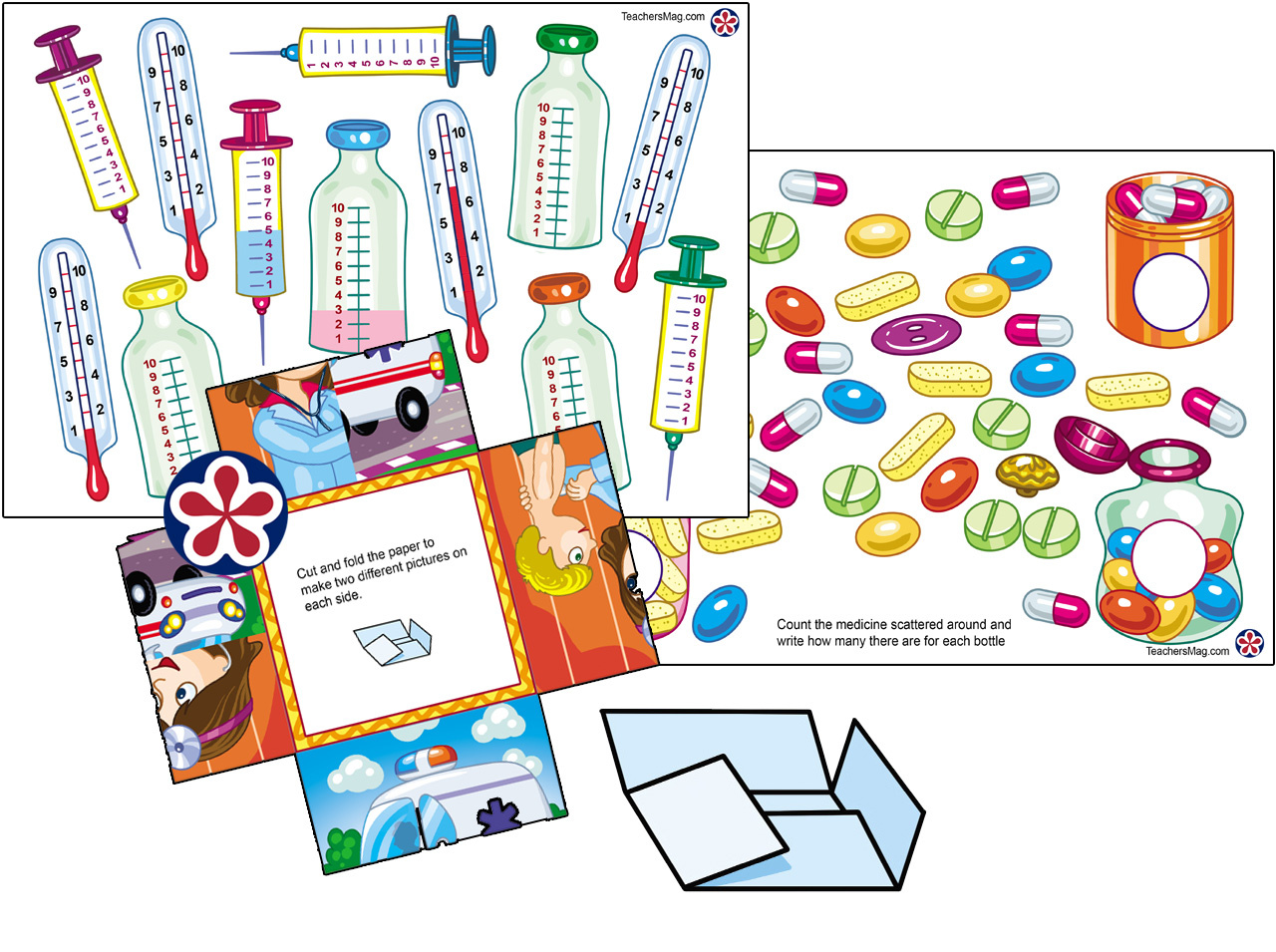 Doctor Themed Math Worksheets for Kindergarten Students. TeachersMag.com