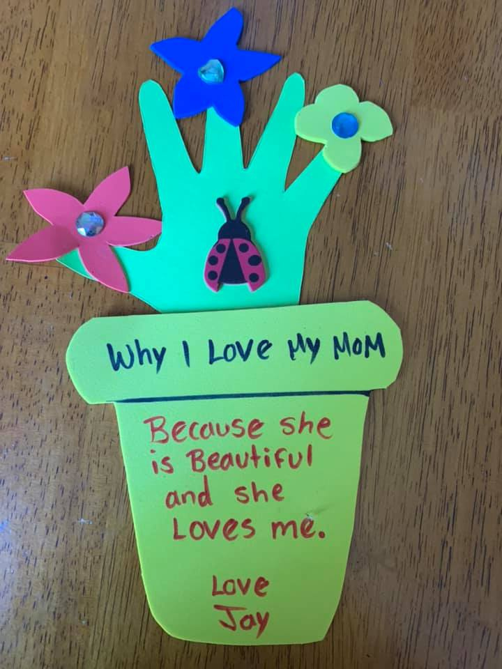 Handprint Flowers For Mother's Day at Ann Burkett blog