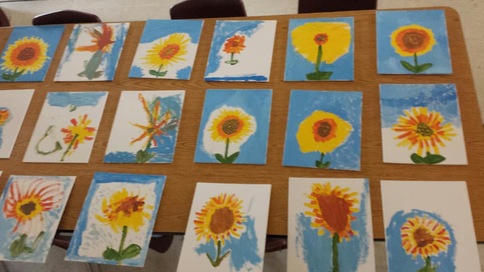 Summertime Sunflower Painting Activity. TeachersMag.com