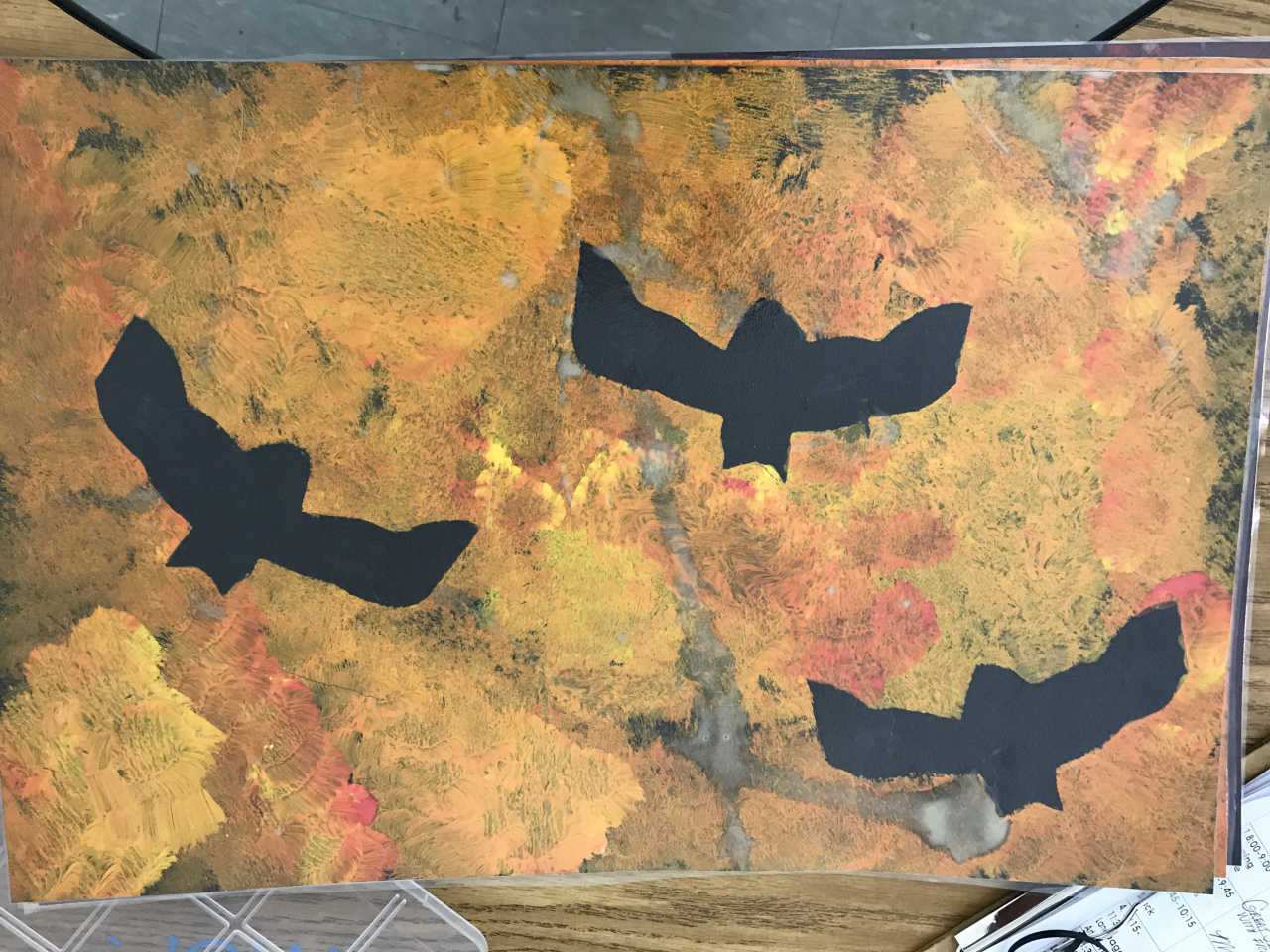 Bat Art Lesson- Lesson Plan and example of a blended color art lesson ...