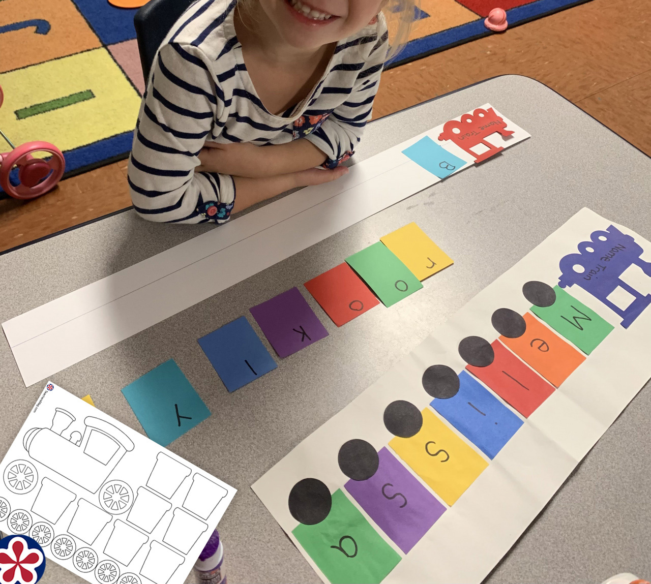 Name Train - Learning the Letters That Make Up Our Name. TeachersMag.com