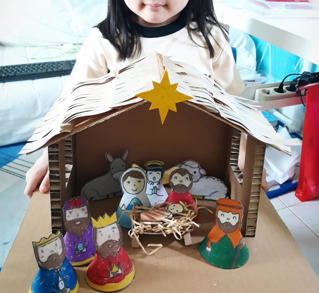 Cardboard Nativity Puppet. TeachersMag.com