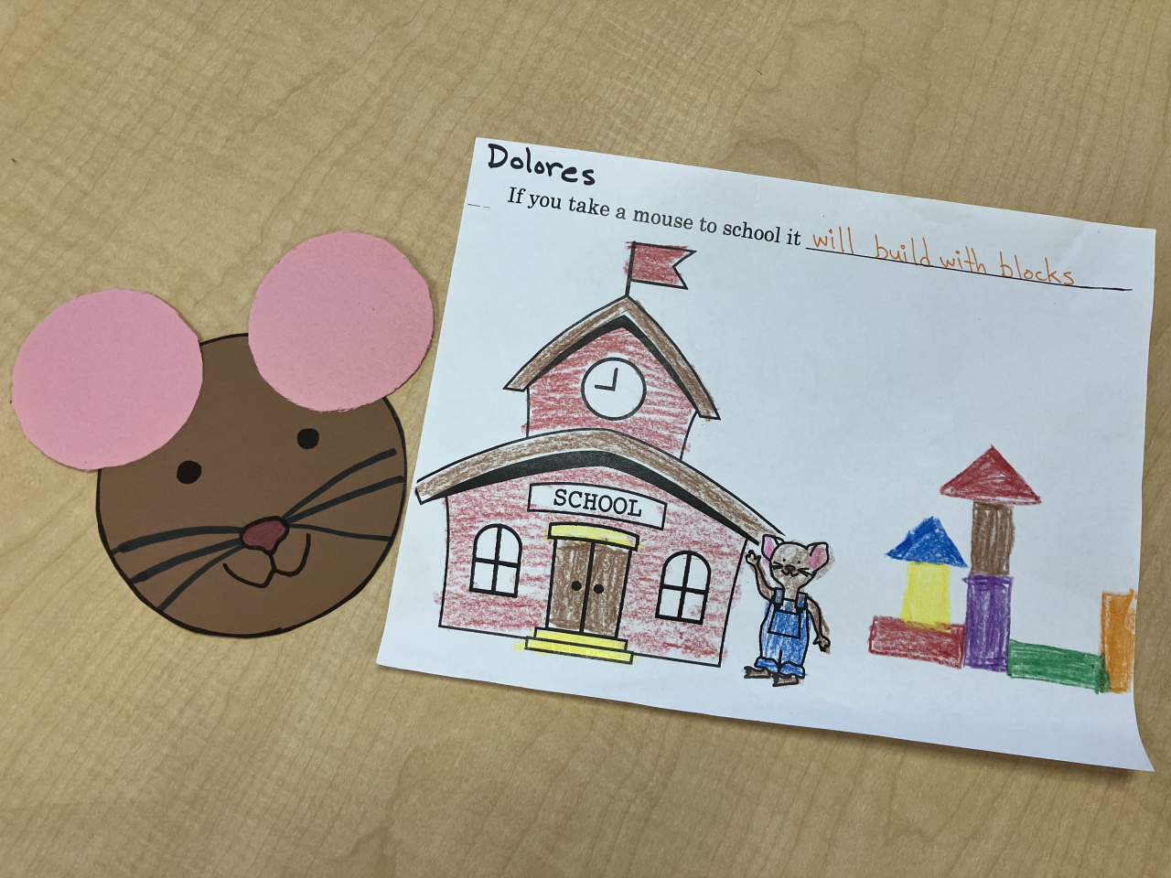 Mouse Craft For Preschoolers