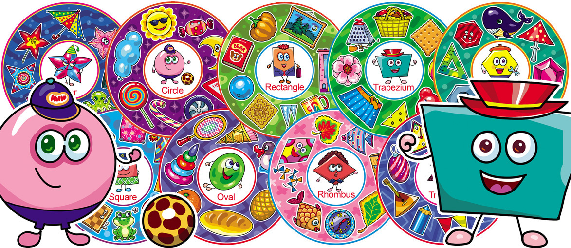 3D Shape Clip Cards for Preschool Students. TeachersMag.com