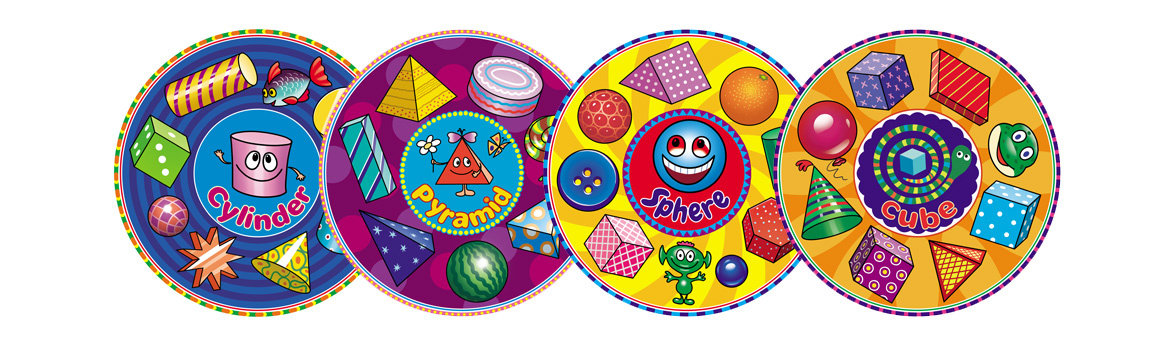 3D Shape Clip Cards for Preschool Students. TeachersMag.com