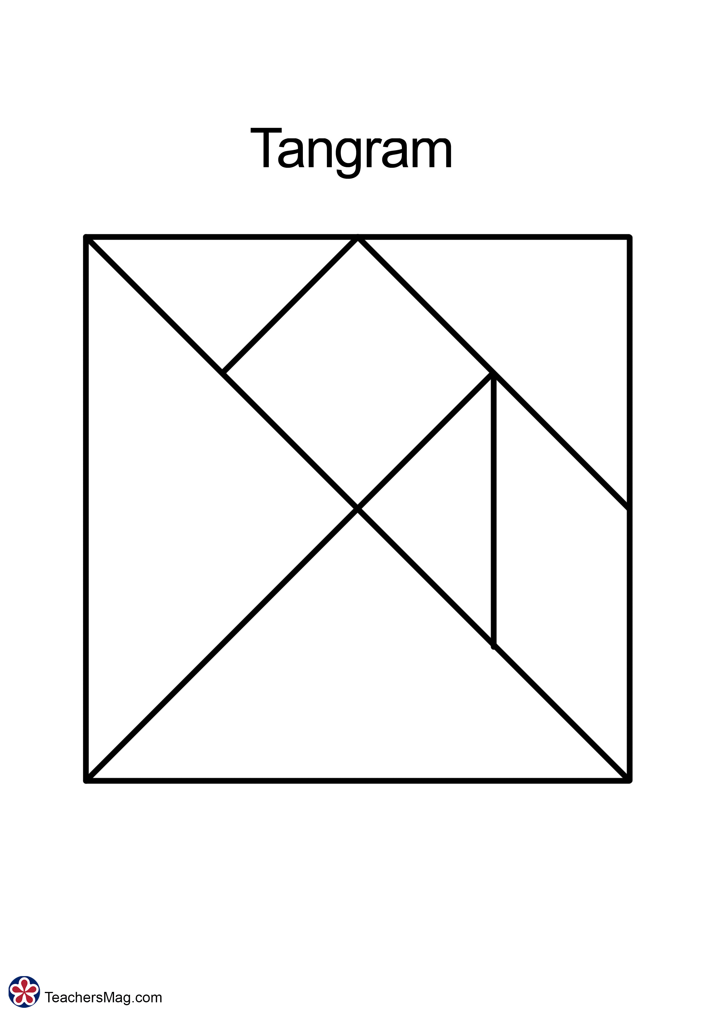 Making Rocket Ships Using Tangrams + Free Printable. TeachersMag.com