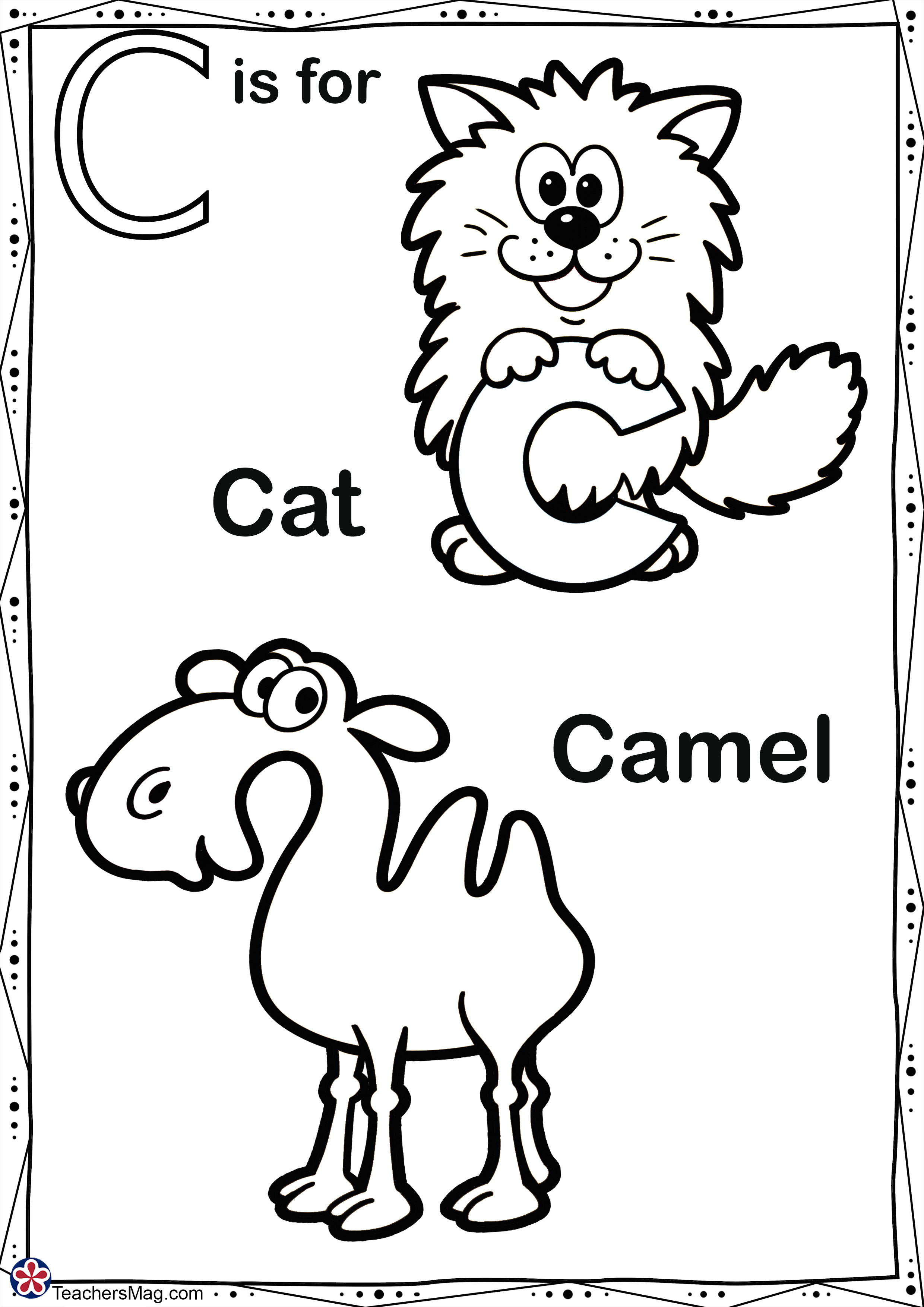 Letter C Flash Cards. TeachersMag.com