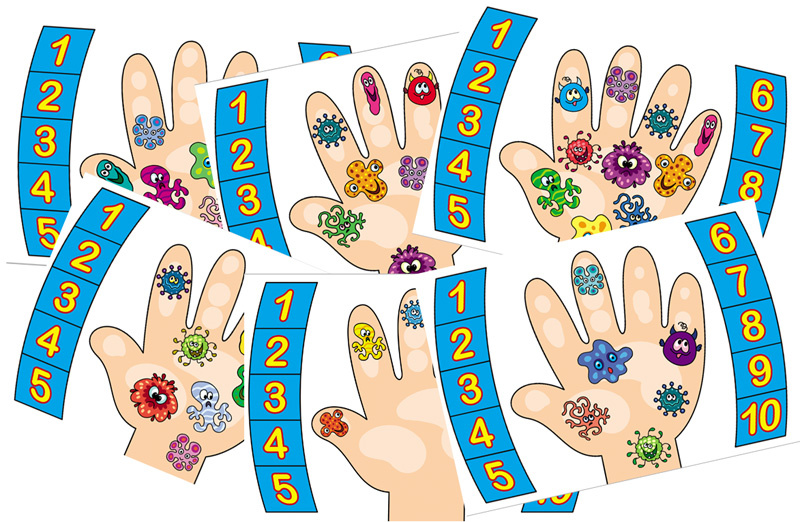 count-the-germs-clip-cards-2. TeachersMag.com