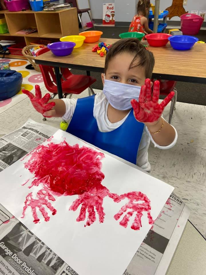 Handprint Painting Activity for Toddlers. TeachersMag.com