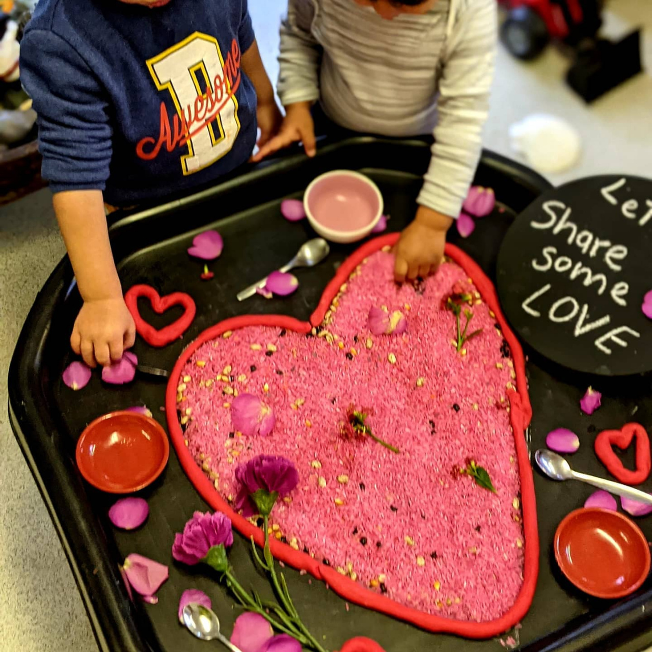 Valentine's Day Sensory Bin Excitement. TeachersMag.com