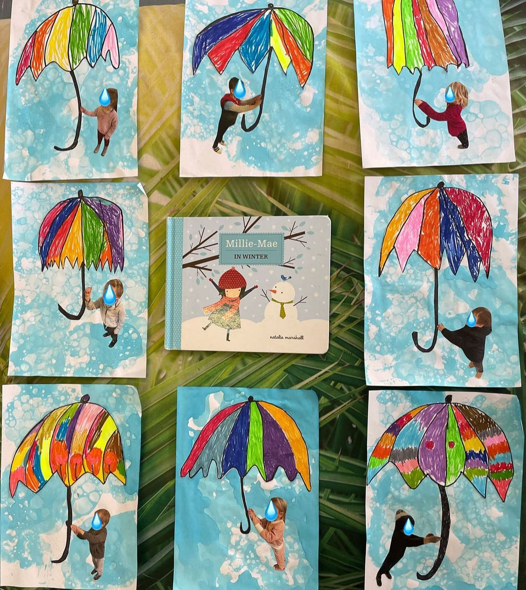 U for umbrella Today the children used their imaginations to create ...