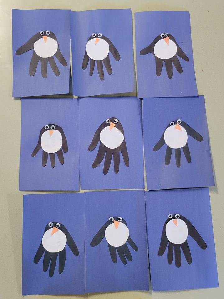 Learning About the Letter P and Making Handprint Penguins!. TeachersMag.com