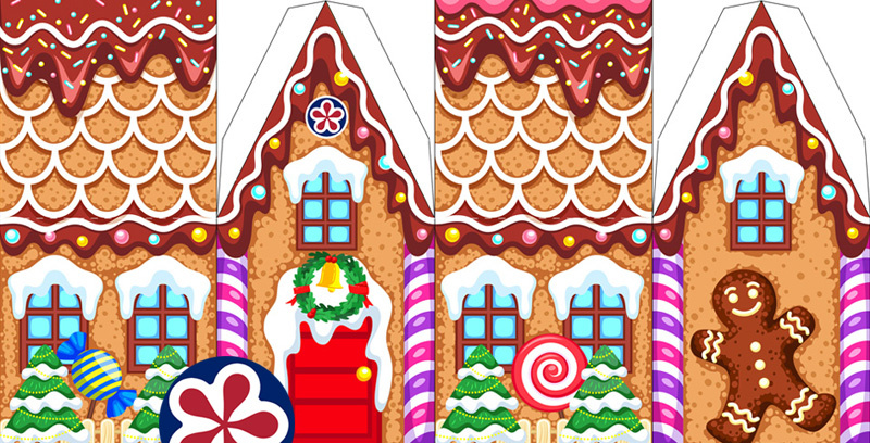 Printable Christmas Gingerbread House Templates Gingerbread House