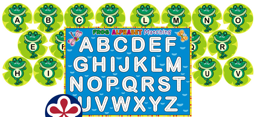 frog-alphabet-matching-game-for-kids-with-a-pound-theme-2. TeachersMag.com