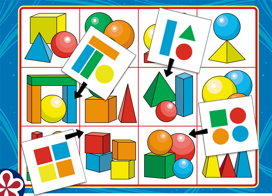 Activity for Children with 3D Shapes. TeachersMag.com