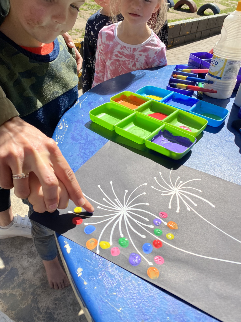 Dandelion Art Activity With Paint. TeachersMag.com