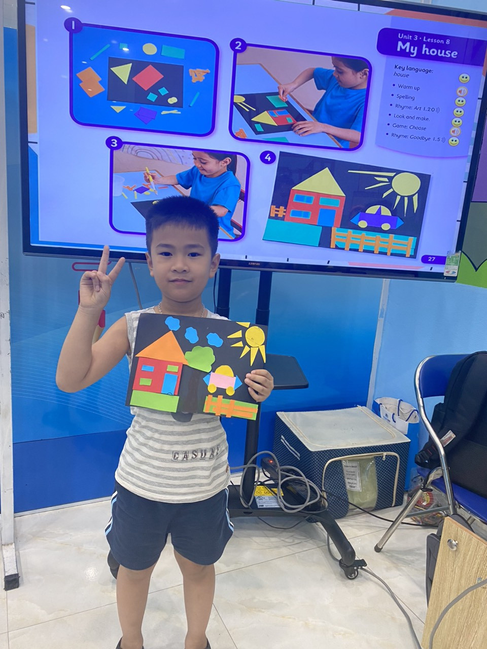 Shapes and craft for kindergarten. TeachersMag.com