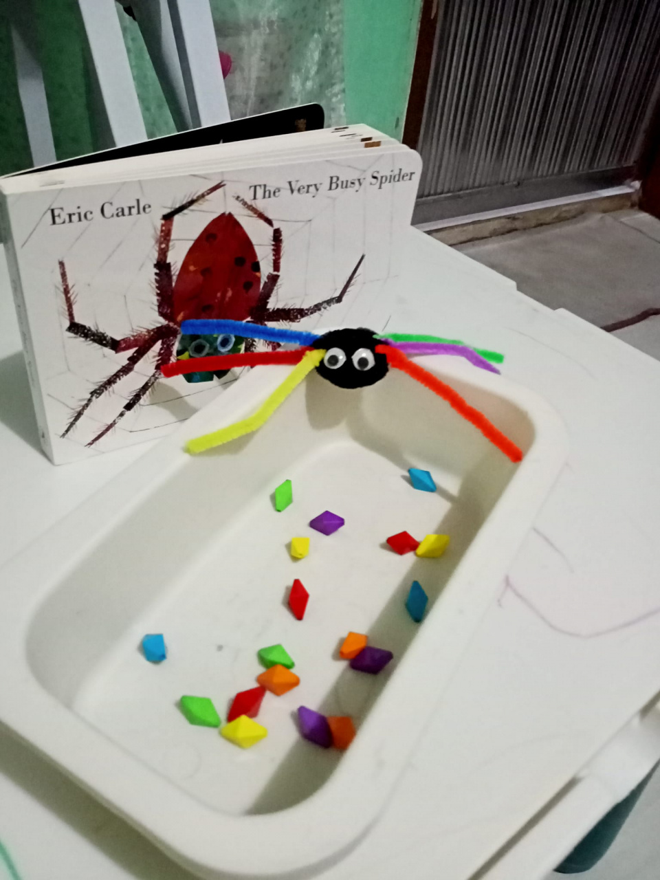 The Very Busy Spider Color Recognition/Sorting and Lacing Activity ...