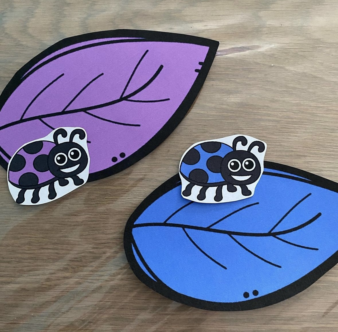 Spring sorting game (ladybug). TeachersMag.com