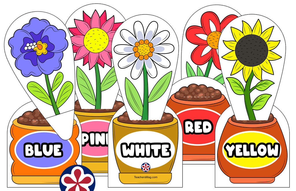 Spring Flowers Alphabet Tracing Activity. TeachersMag.com