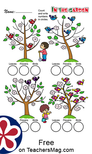 Spring-Themed Worksheets With Insects!. TeachersMag.com